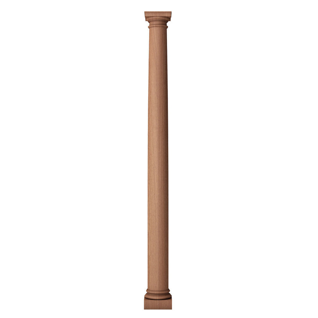 4" Diameter Wood Fireplace / Mantel Column - ColumnsDirect.com ...
