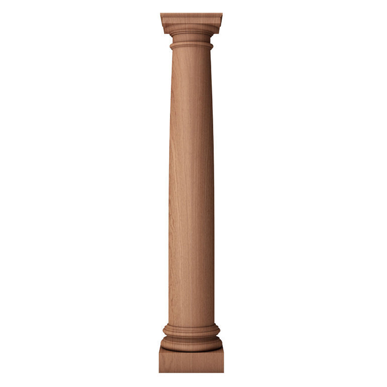 Purchase Stain-Grade Smooth Wood Fireplace Columns - Brockwell ...