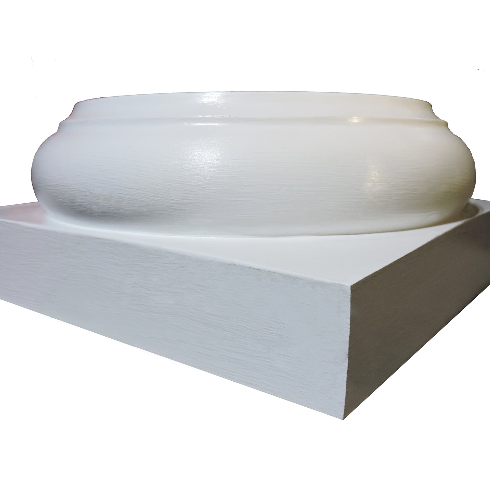 Tuscan Fiberglass Weight-Bearing Column Base for Wood Columns ...