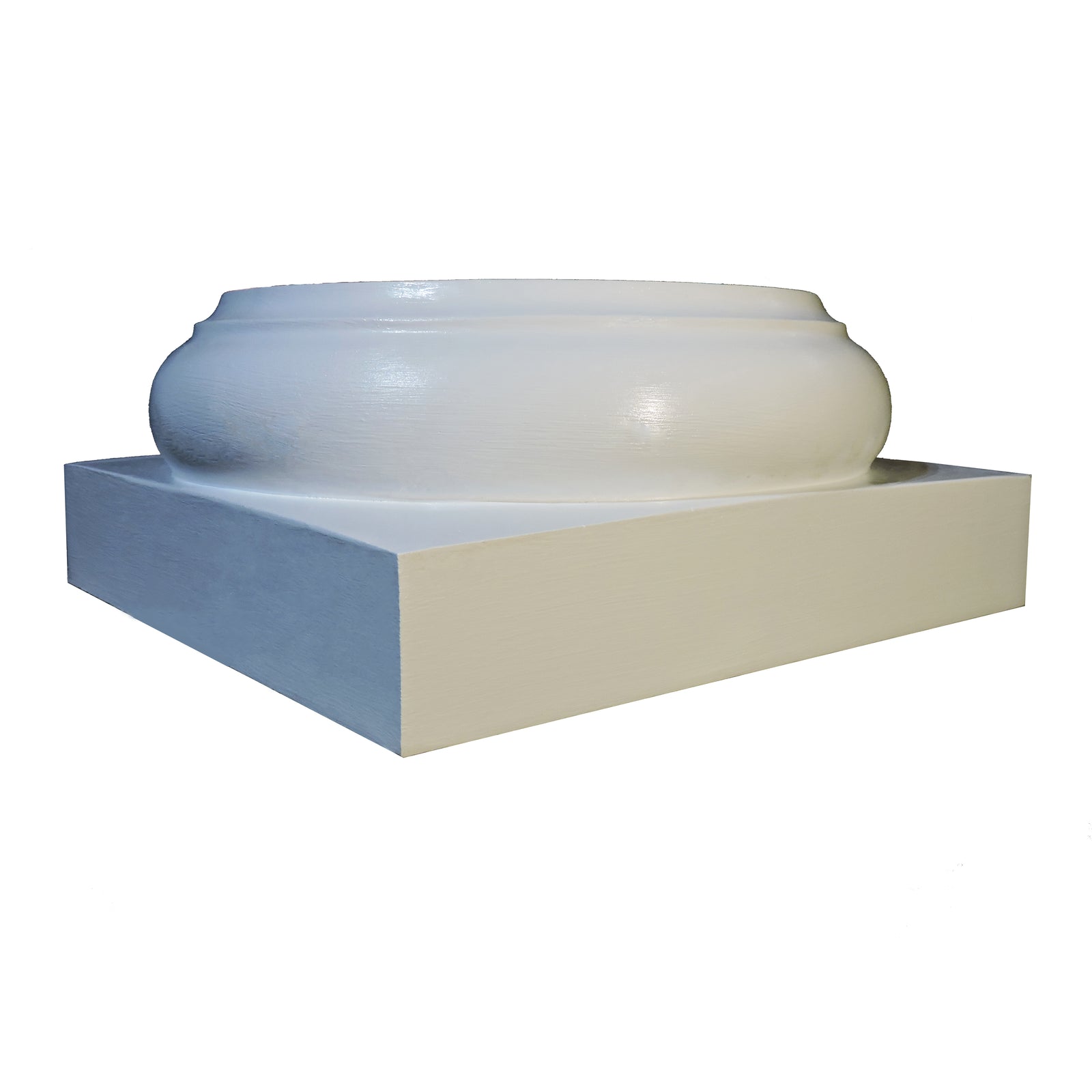 Tuscan Fiberglass Weight-Bearing Column Base for Wood Columns ...