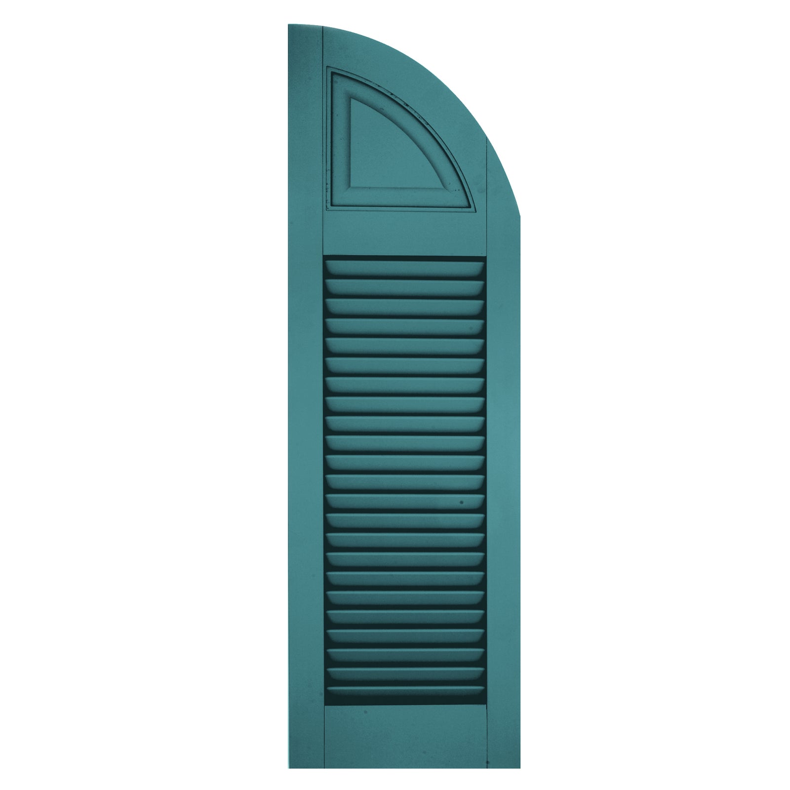 Solid Panel Arch Top Louver / Panel Combination Shutters - [Architectu ...
