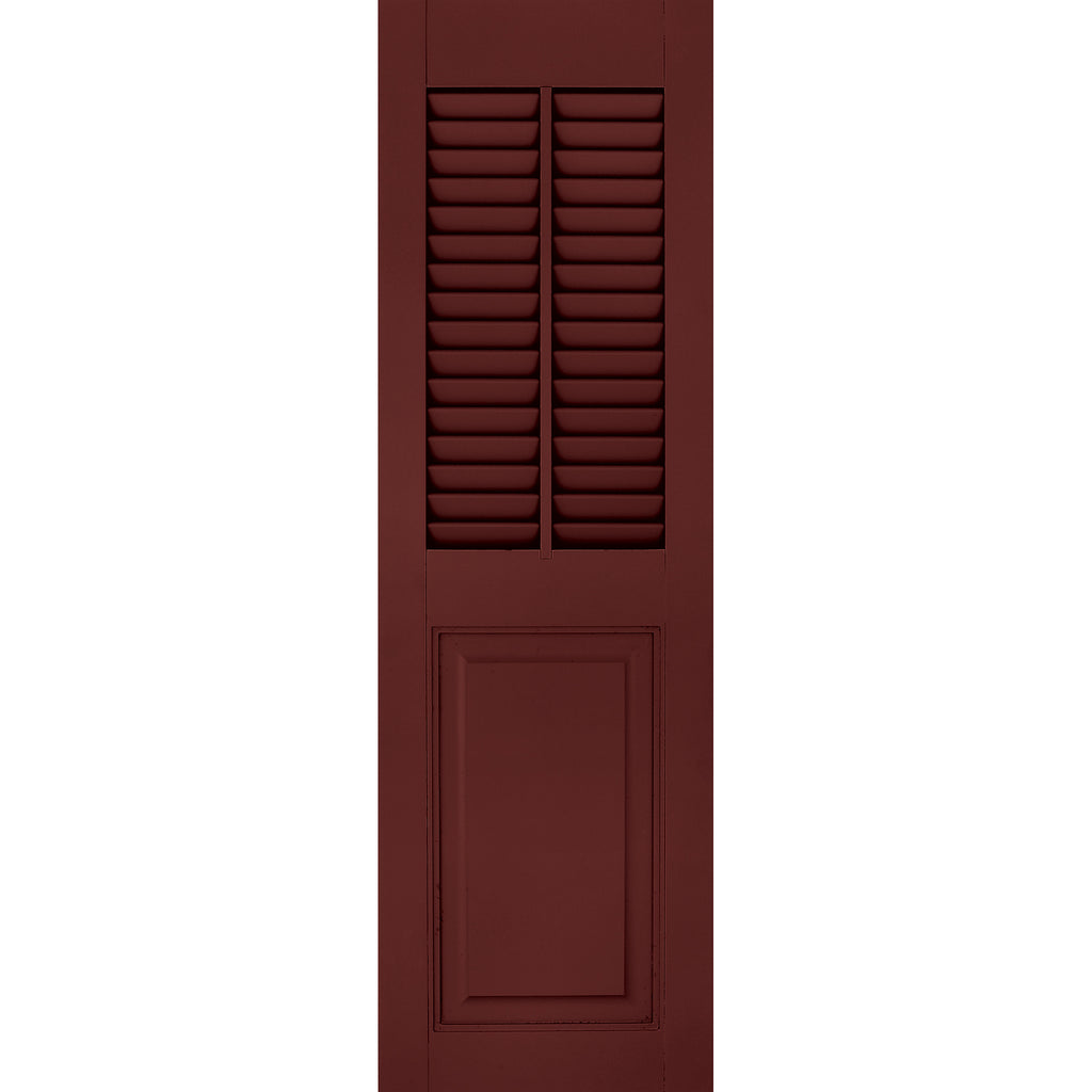 Vertical Mullion Louver / Panel Combination Shutters - [Architectural ...