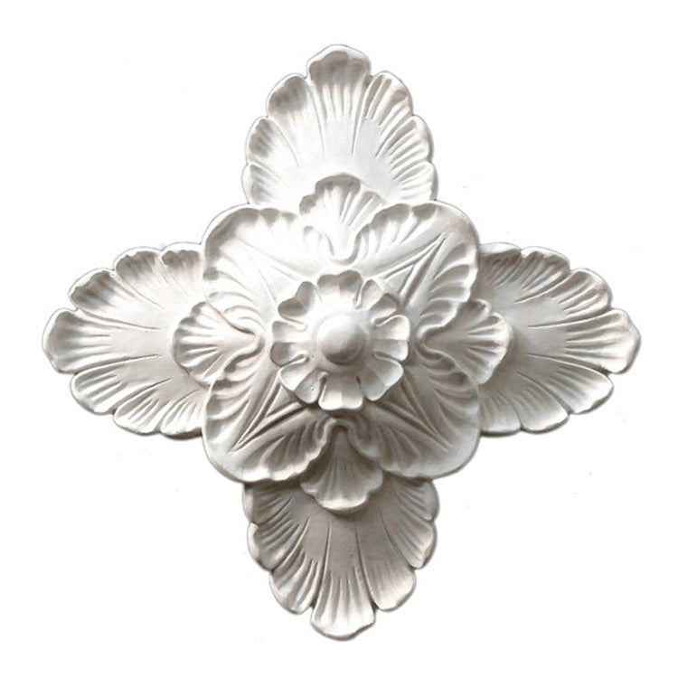 Flower Rosettes, Square Plaster Rosettes – Brockwell Incorporated