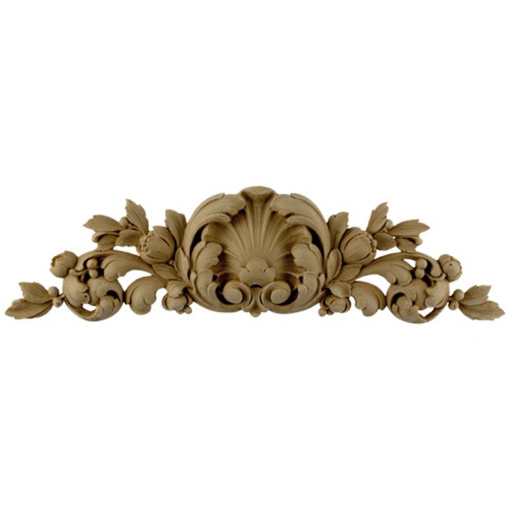 Stain-Grade Cartouche Accents: Decorative Center Appliques, Brockwell ...