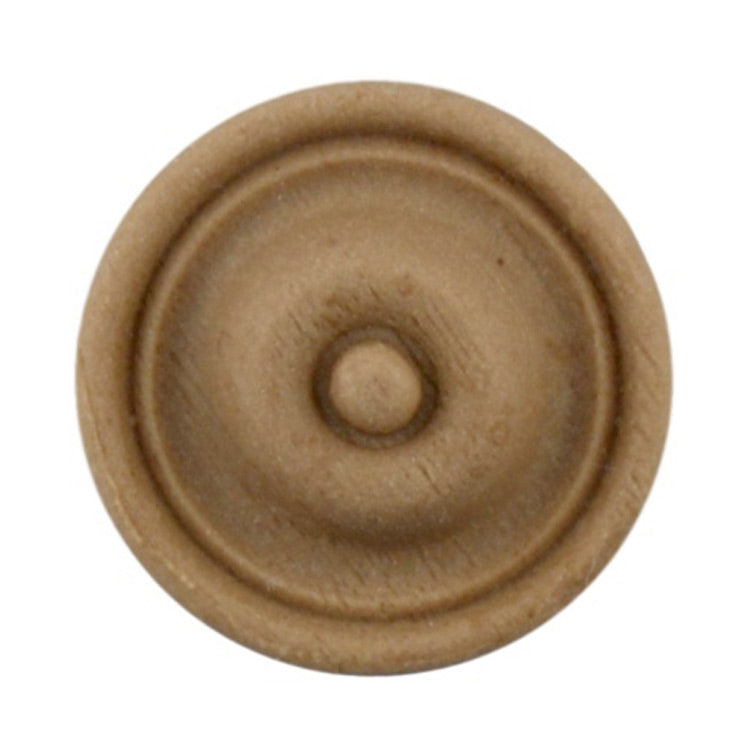 5"(Diam) - Round Plain Rosette Style - Stain-Grade - [Compo Material ...
