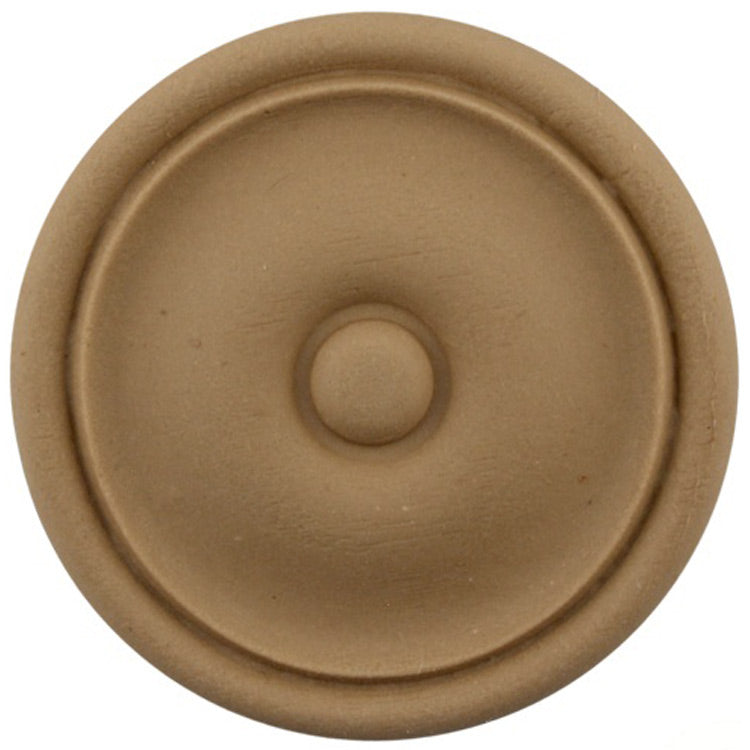 1"(Diam) - Circular Plain Rosette Design for Woodwork - [Compo Materia ...