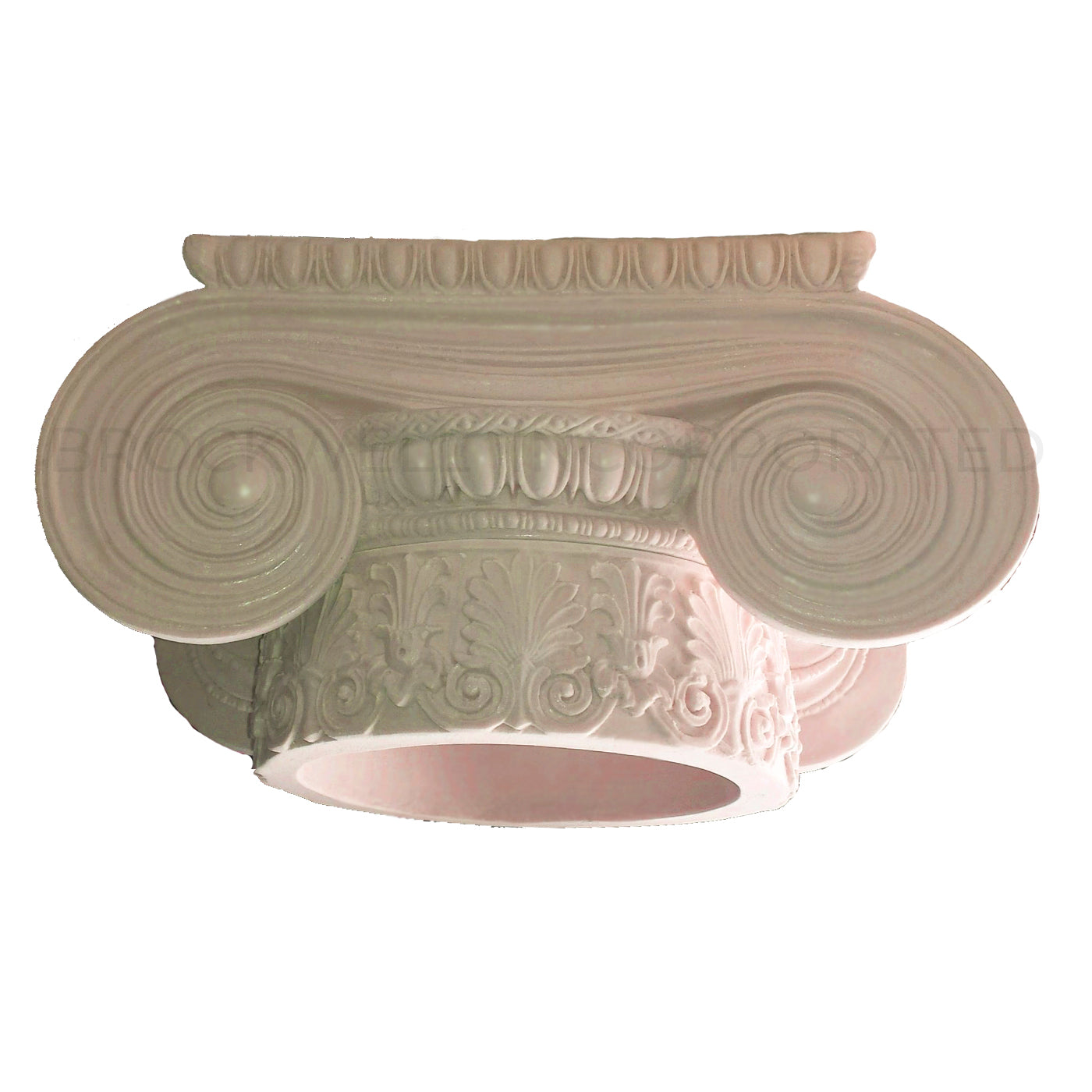 Greek Erechtheum with Necking Round Exterior Resin Column Capital ...