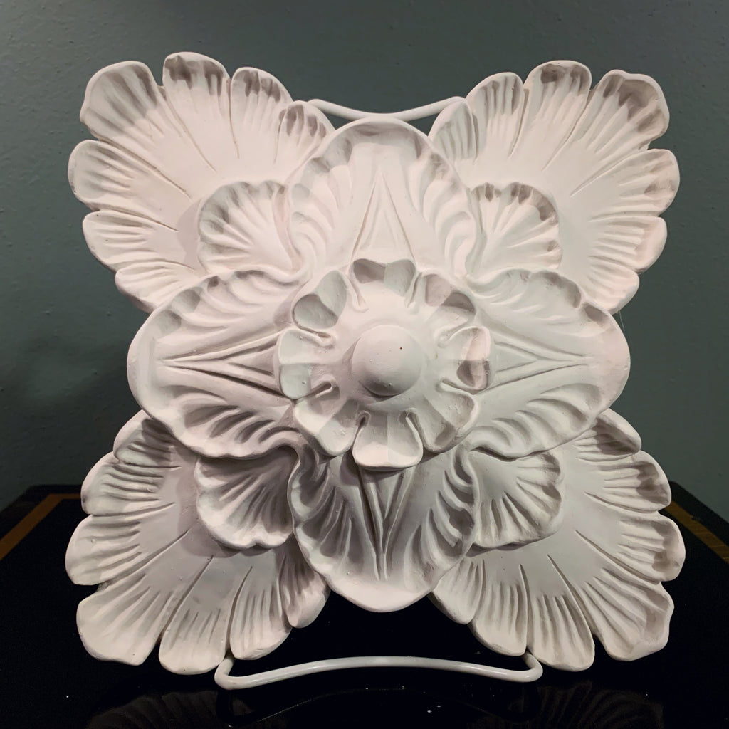 Flower Rosettes, Square Plaster Rosettes – Brockwell Incorporated