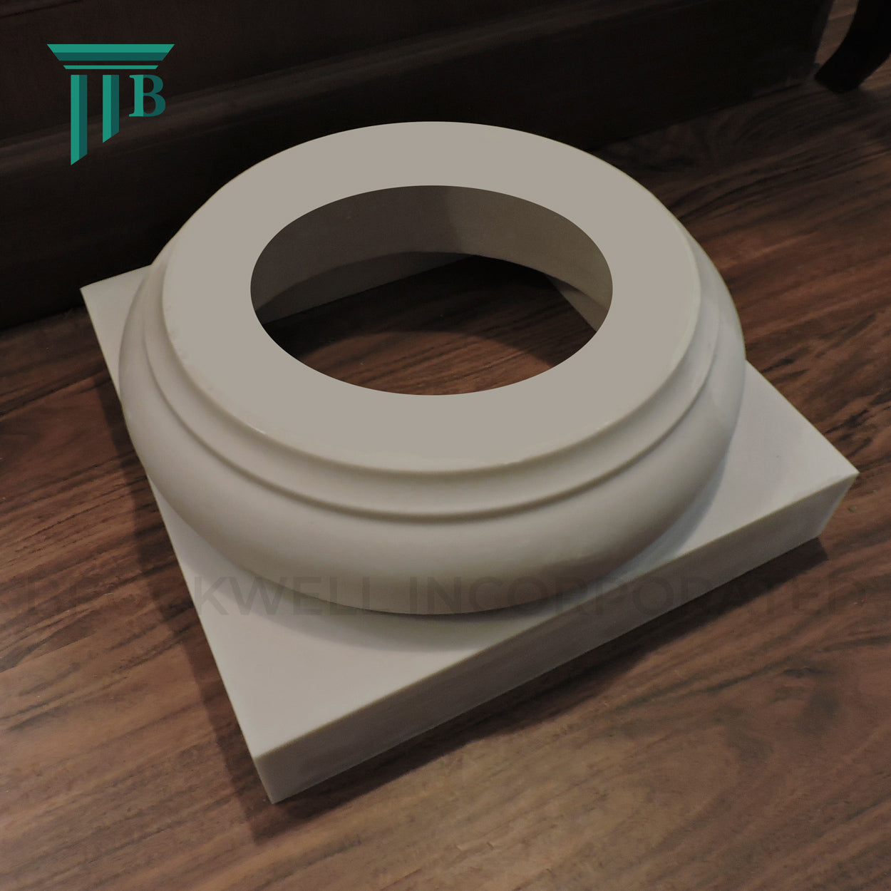 Load-Bearing Tuscan Fiberglass Column Base for Wood Columns – Brockwell ...