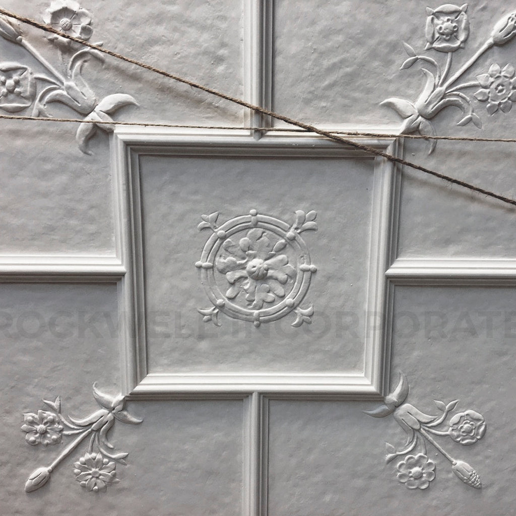 36" Square Ceiling Panels - High-End Plaster Panels - Old English Style ...