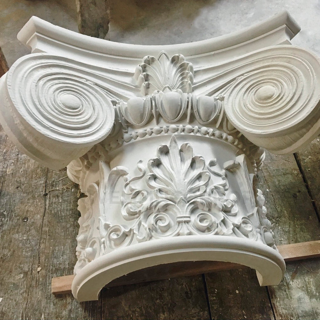 Round Column Capitals Online - Empire w/ Necking Plaster Design ...