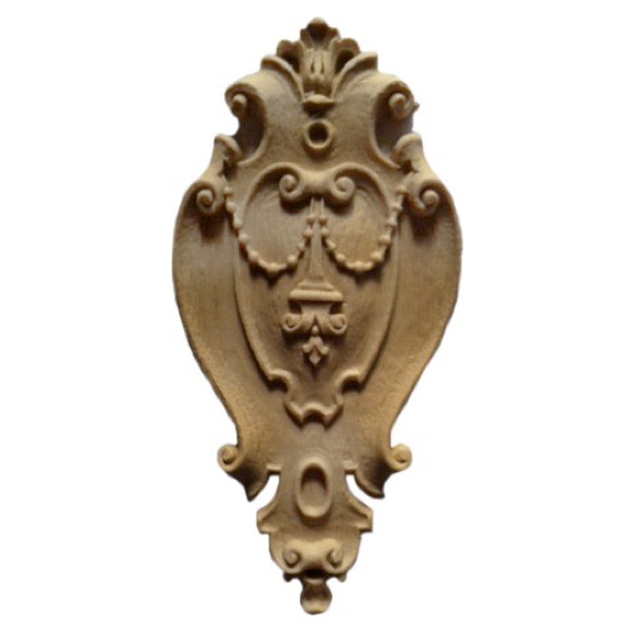 2-1/4"(W) x 4-5/8"(H) - Interior Shield Applique - [Compo Material ...